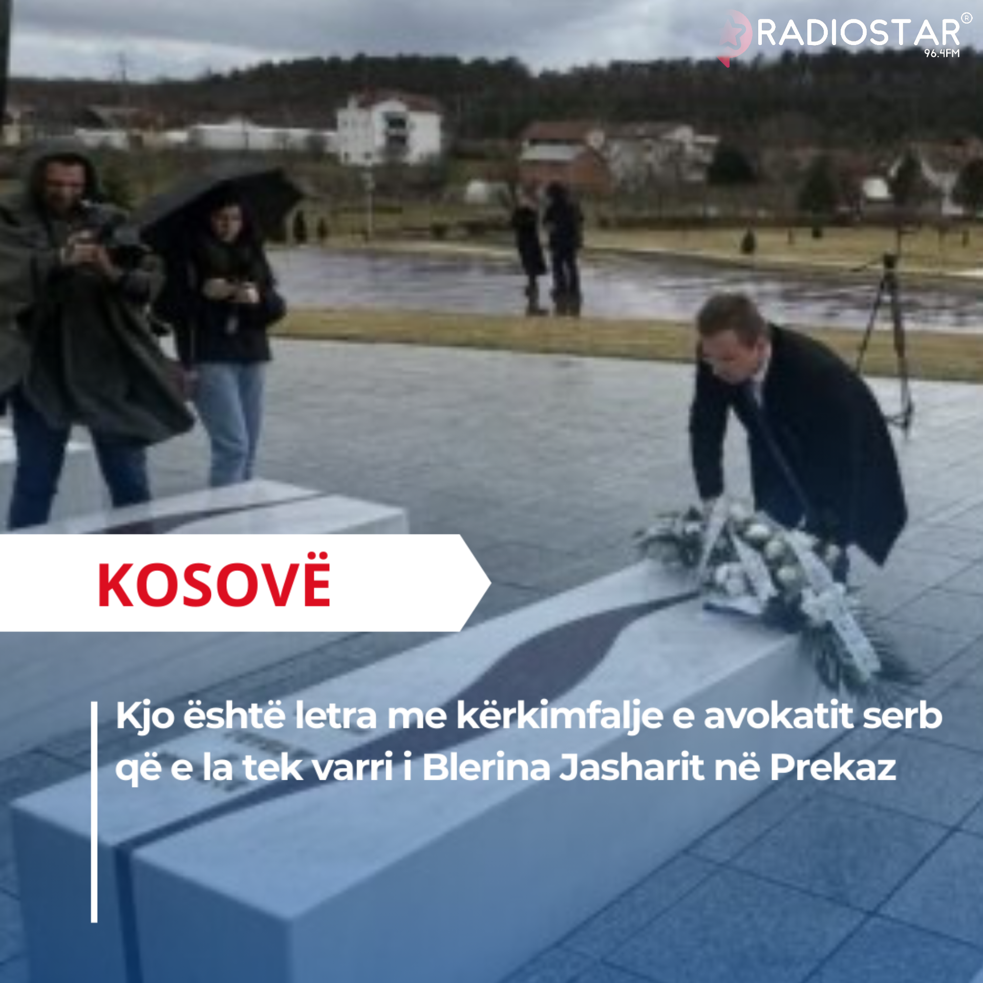 Kjo është letra me kërkimfalje e avokatit serb që e la tek varri i ...