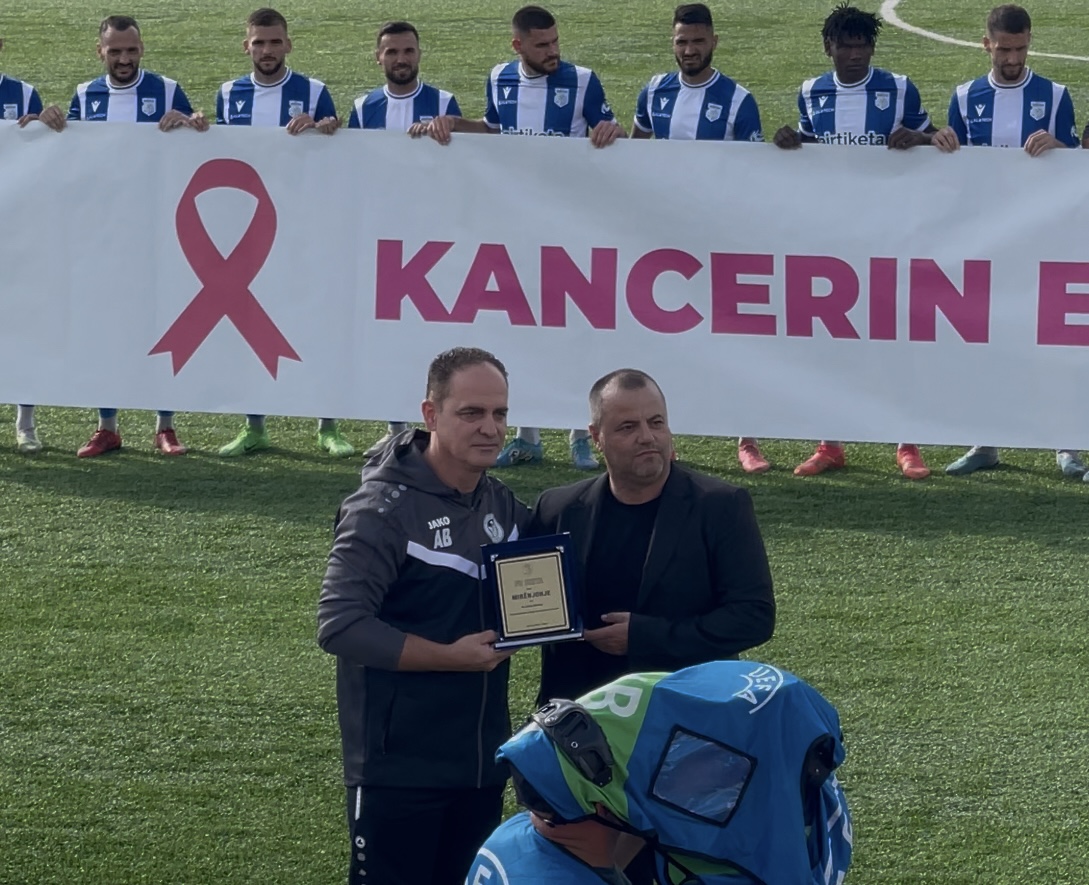 FC Drita nderon me mirënjohje Dr. Arben Bislimi për kontributin e dhënë ...