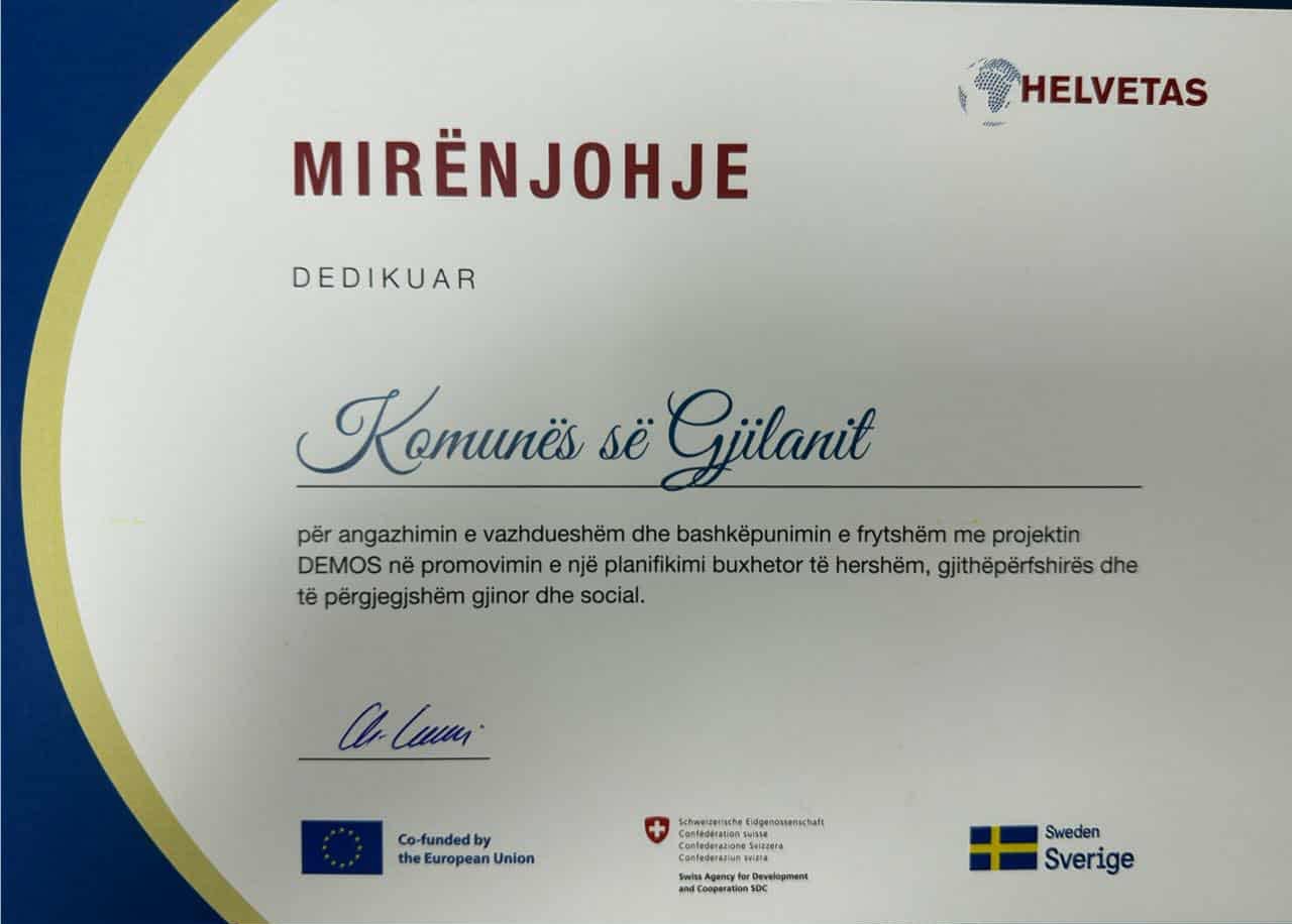 Komuna e Gjilanit, model i organizimit të dëgjimeve buxhetore ...